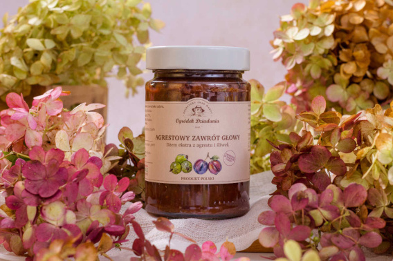 Kuchnia Kwasiora Sklep > Dżem agrestowo-śliwkowy 330g OGRÓDEK DZIADUNIA